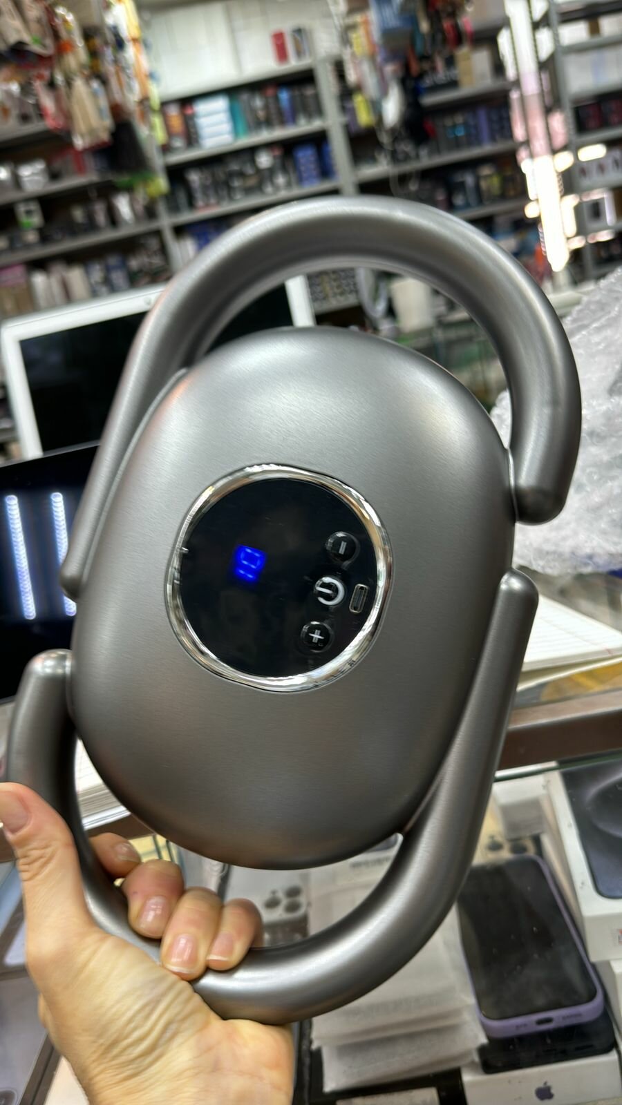 Массажер Fh-380, многофункциональный, электрический, 4 насадки