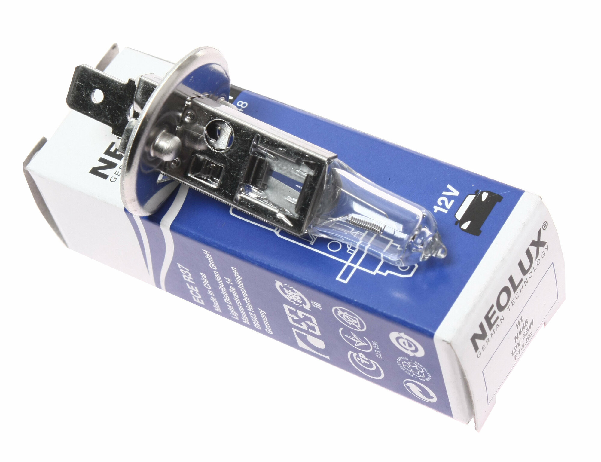 Автолампа H1 (55) P14.5s 12V NEOLUX Germany Tehnolodgy