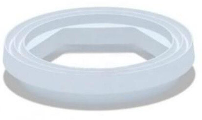 Прокладка бачка Анипласт M840 унитаза универсальная шестигранная