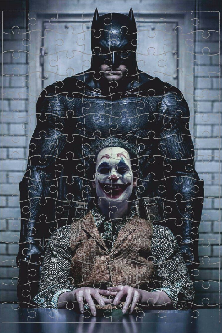 Пазл BUGRIKSHOP взрослым принт А4 "Джокер, Joker" - J0005