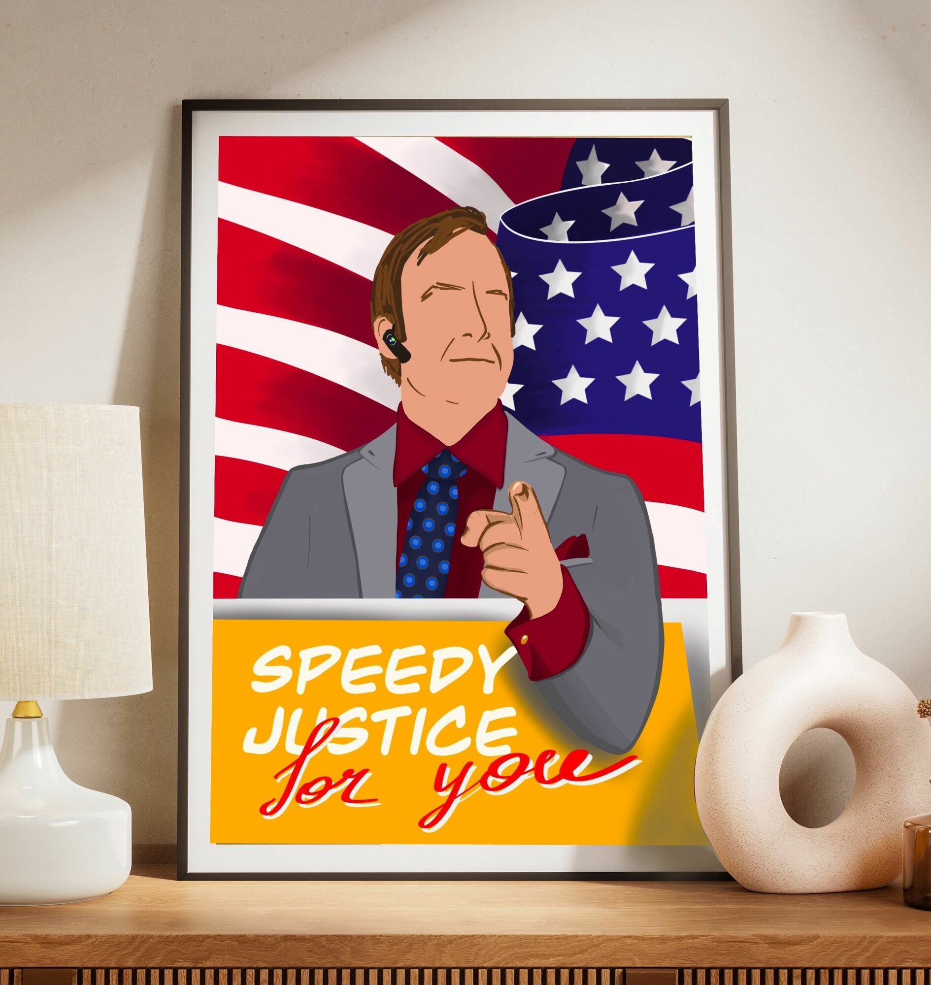 Авторский постер A3 "Call Saul" (Лучше звоните Солу)