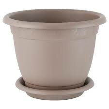 Горшок для цветов InGreen Aphrodite D 340 mm, 12,7л с подставкой №7, французский платан