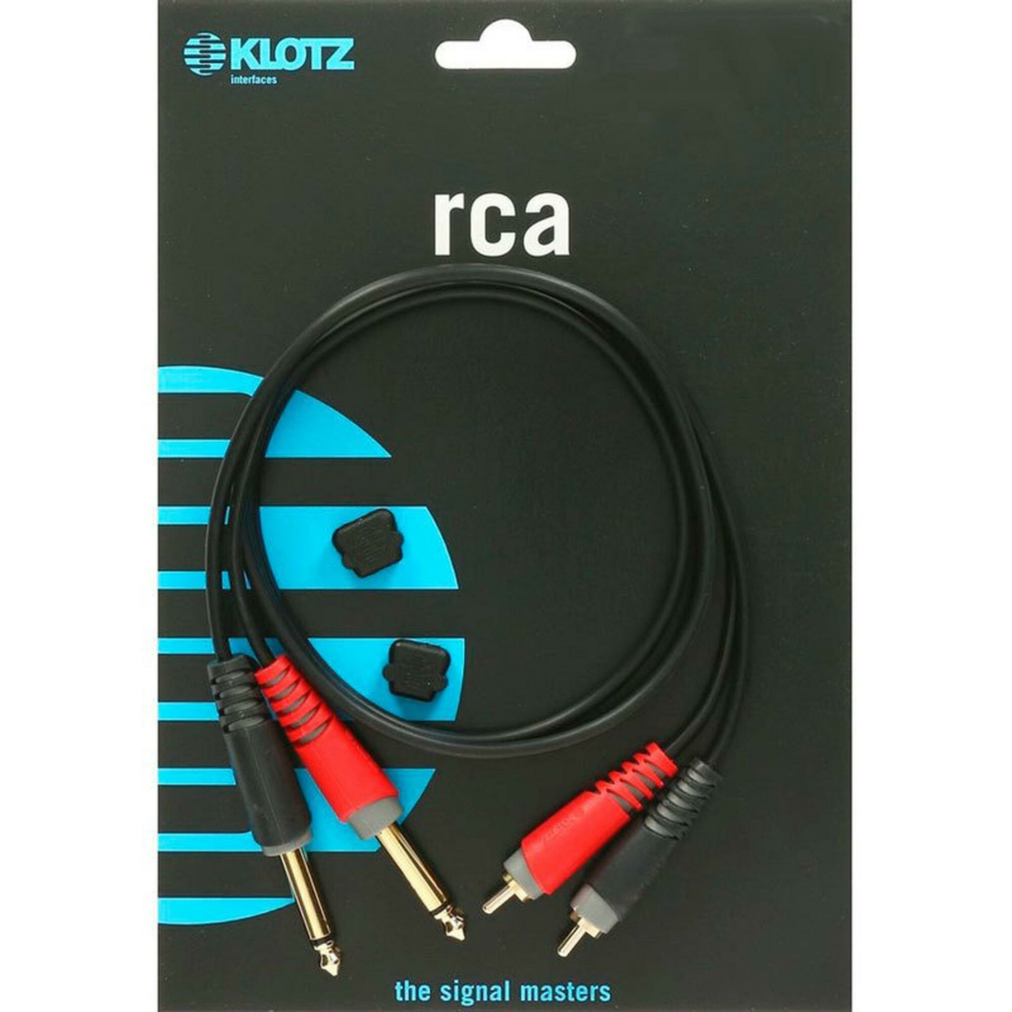 Y-кабель акустический 2 х Jack 6.3 mm - 2 х RCA 3m AT-CJ0300 Klotz