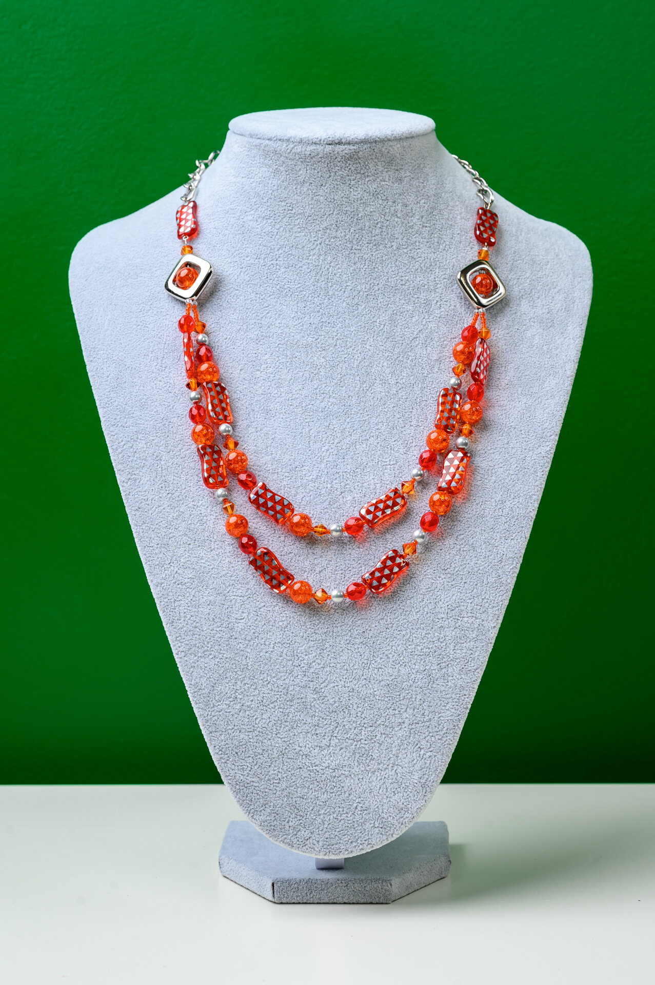 Бусы, хрусталь