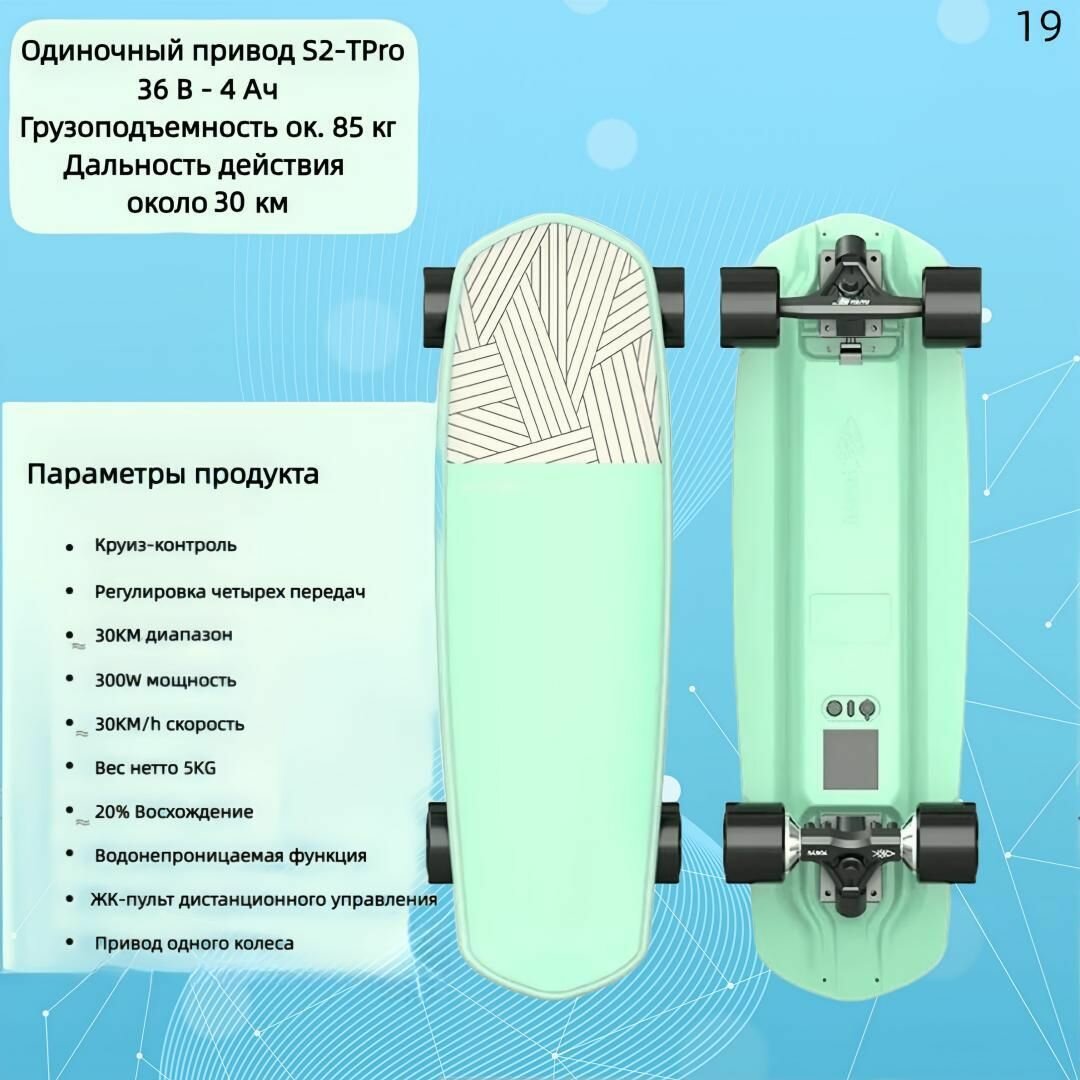 Двухприводный четырехколесный электрический скутер, интеллектуальный транспорт высокого класса