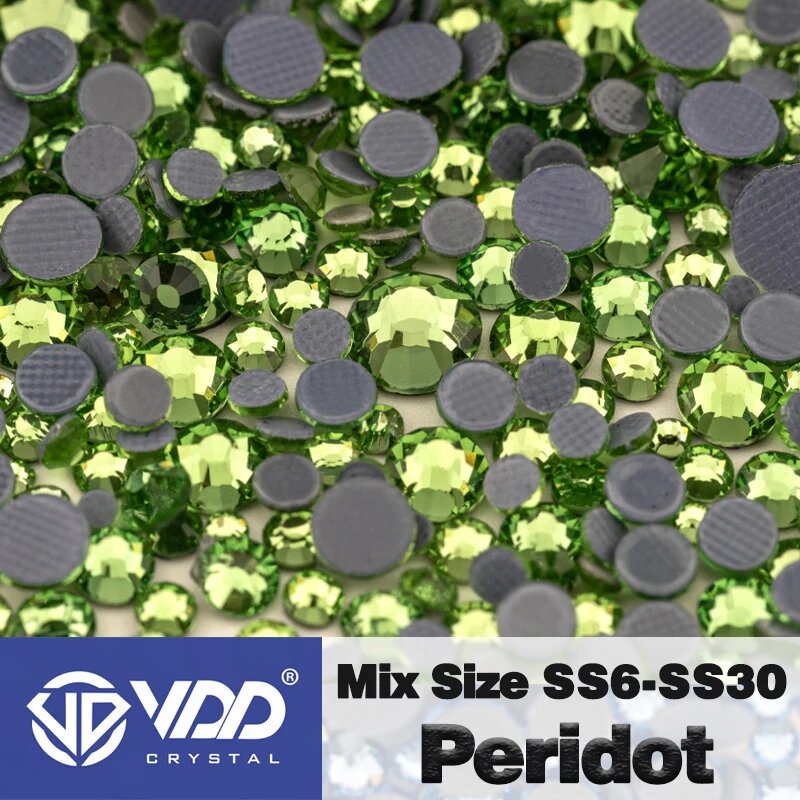 Стразы VDD Hot-Fix SS6-SS30 Peridot