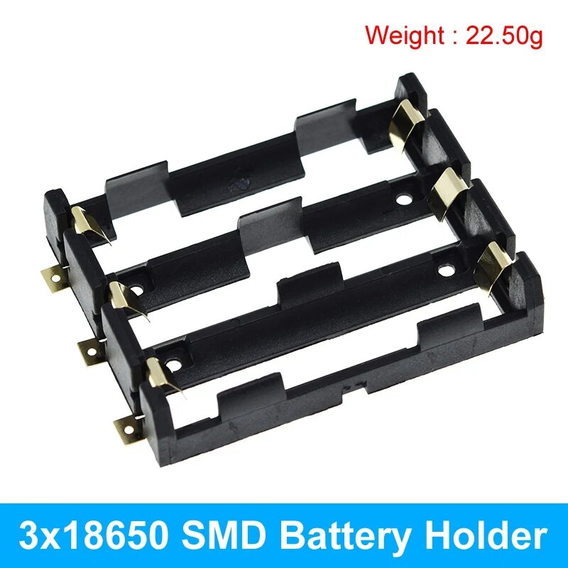 Держатель 3x18650 SMD аккумуляторов, Model Number: 2pcs