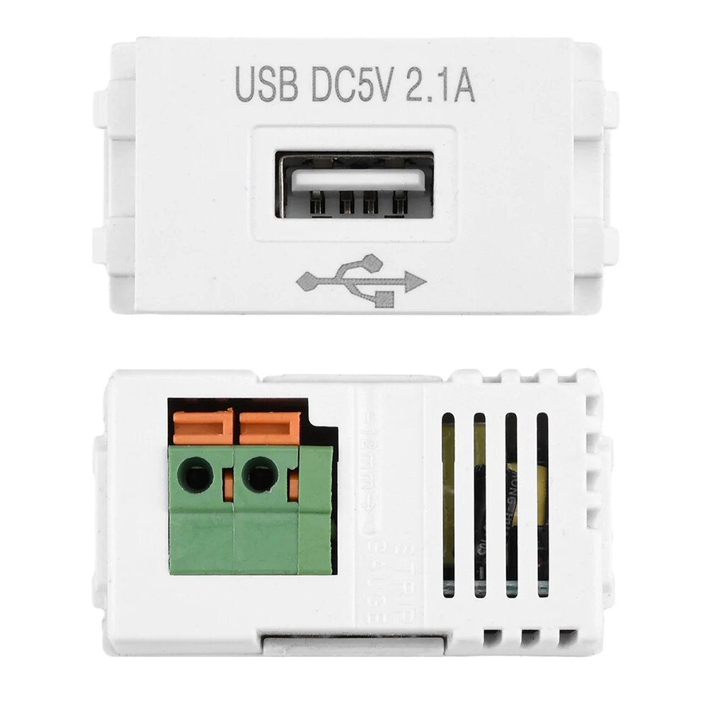 USB-модуль питания 220 В розетка 5V2.1A фотозарядная панель USB-модуль питания 5 В трансформатор зарядный адаптер переключения питания