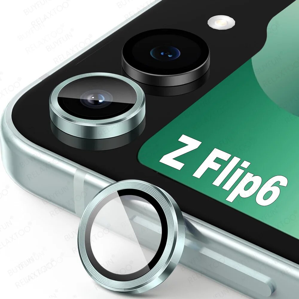 Защита объектива для Samsung Galaxy Z Flip 6, Green 07