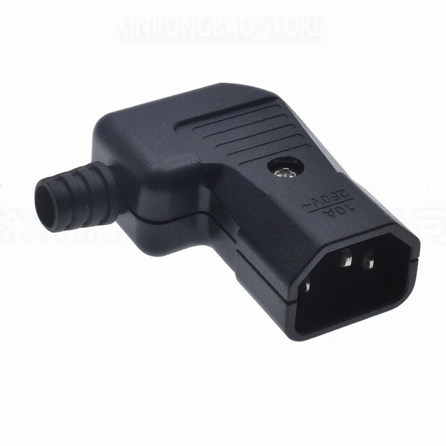 Черный шнур питания IEC320 C13/C14 10A 250V, SS-260