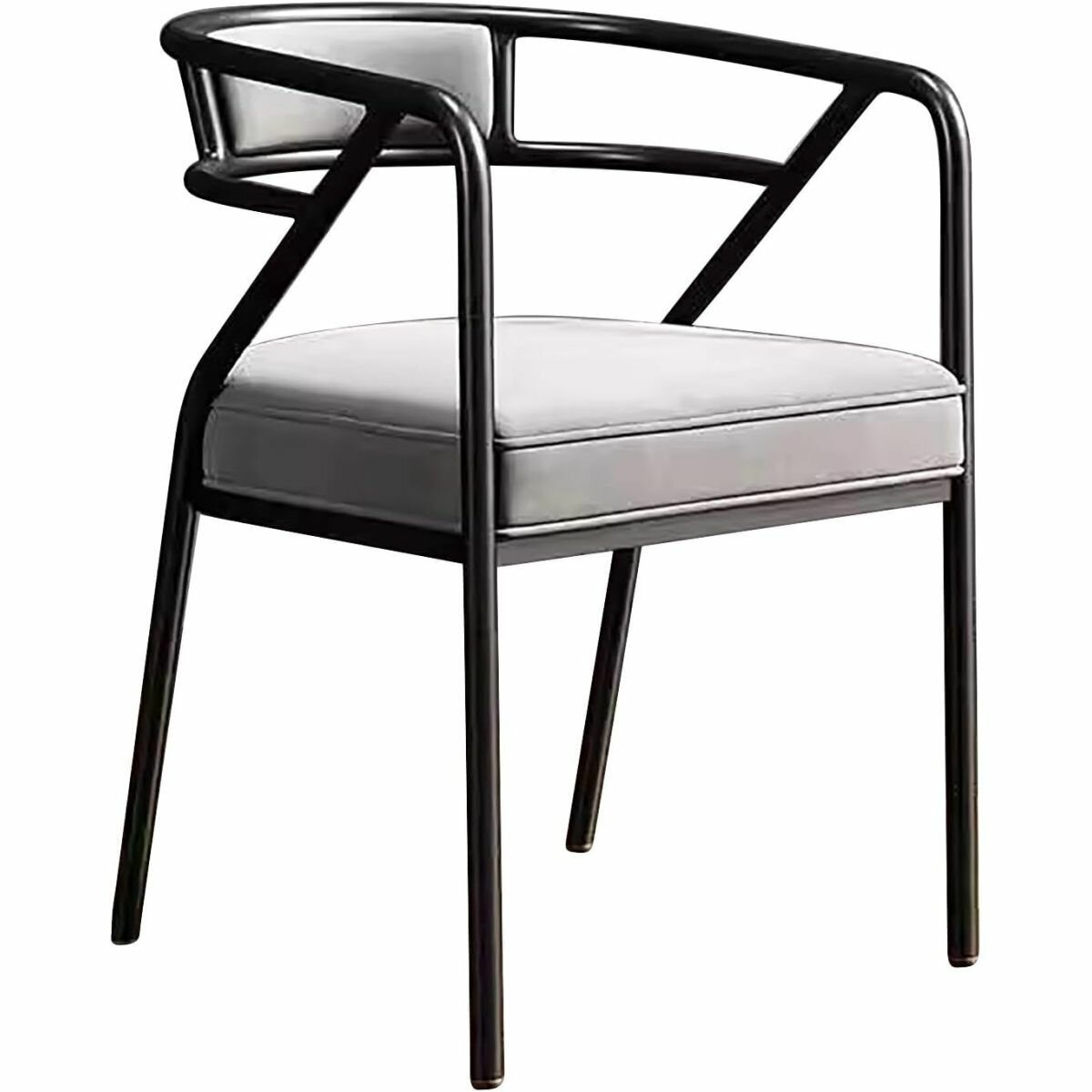 Кресло, стул с железной спинкой для отдыха