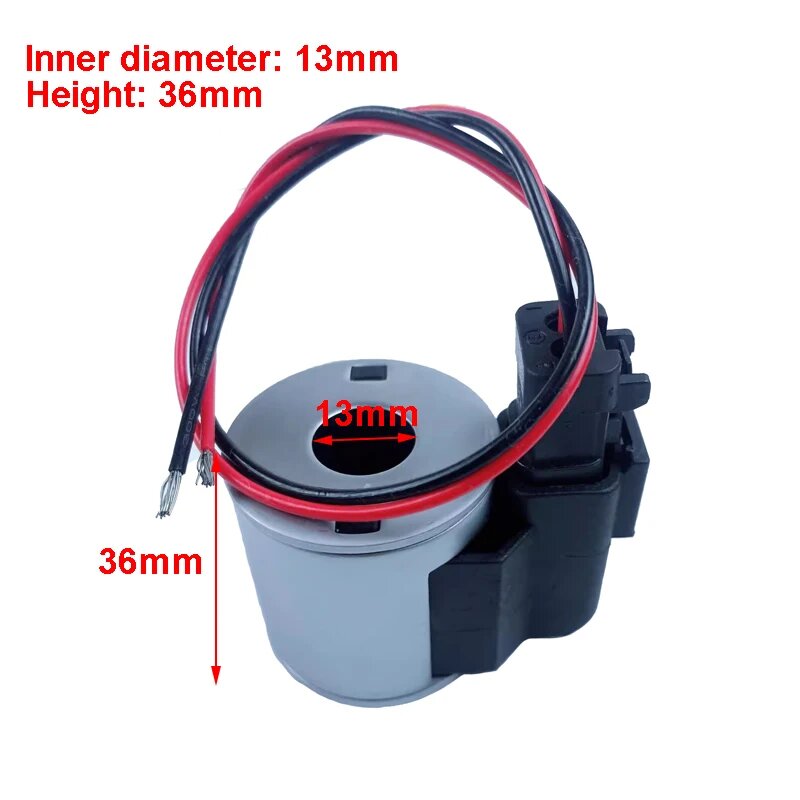 Электромагнитная катушка SANY Crane JCB CAT 4304012 12В/24В DC24V, Inner Hole 13mm Wire