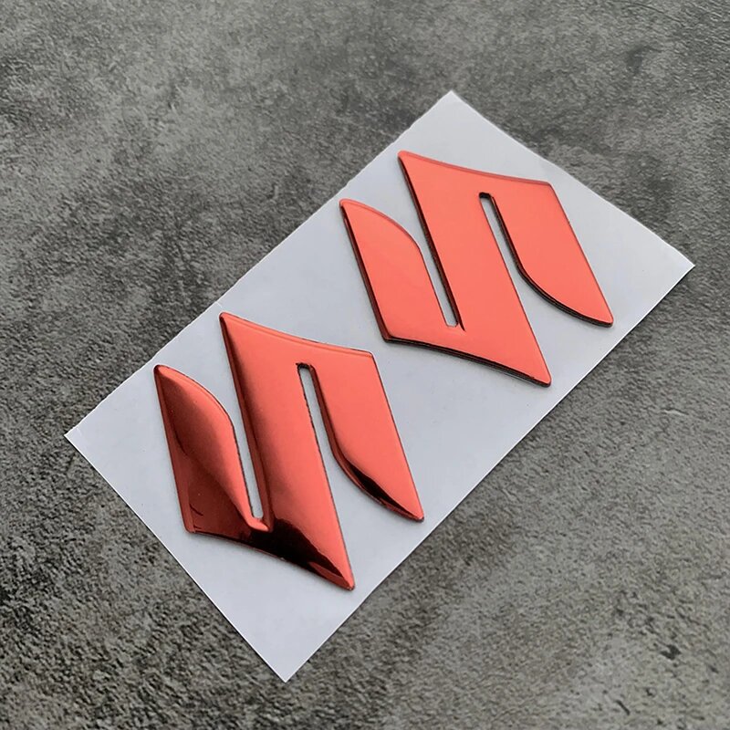 2 шт. новые наклейки на мотоцикл 3D наклейка из ПВХ S логотип 3D наклейка на бак логотип Золотая эмблема водостойкая наклейка украшение