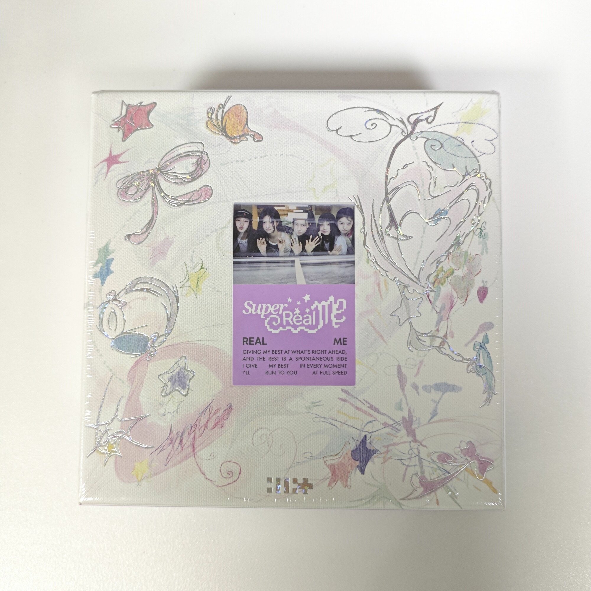 Альбом ILLIT - SUPER REAL ME 1-й мини Real me, Фотооткрытка AsiaPopGang в подарок