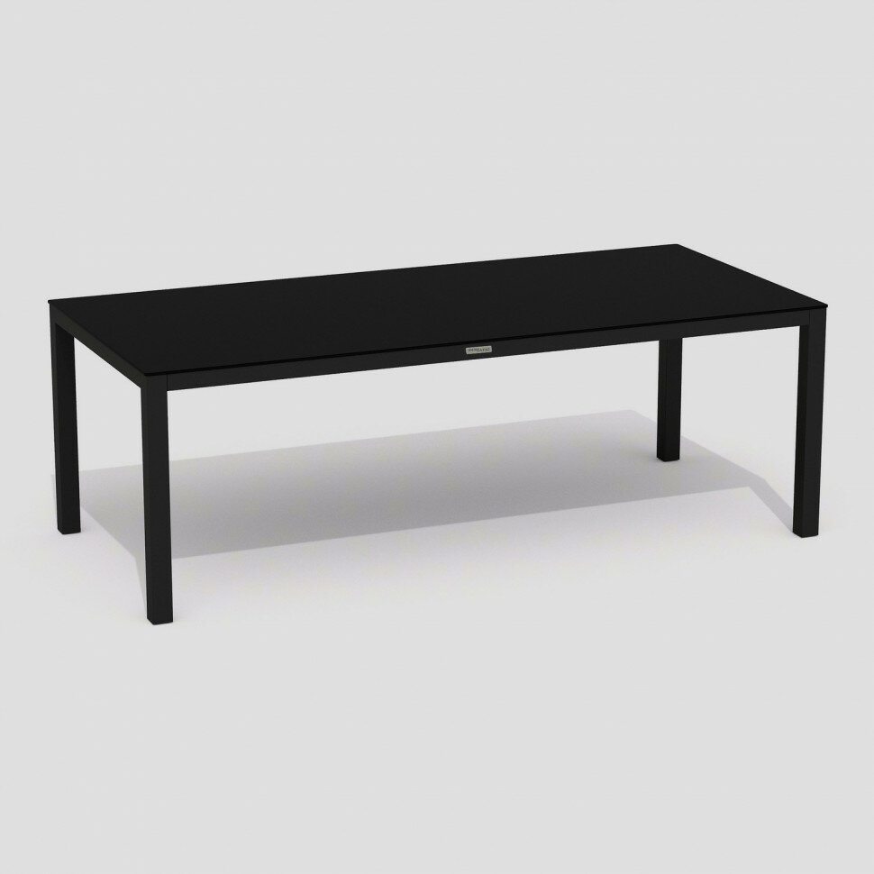 Стол обеденный IDEAL PATIO CANA, 220 см x 100 см, стекло, металл