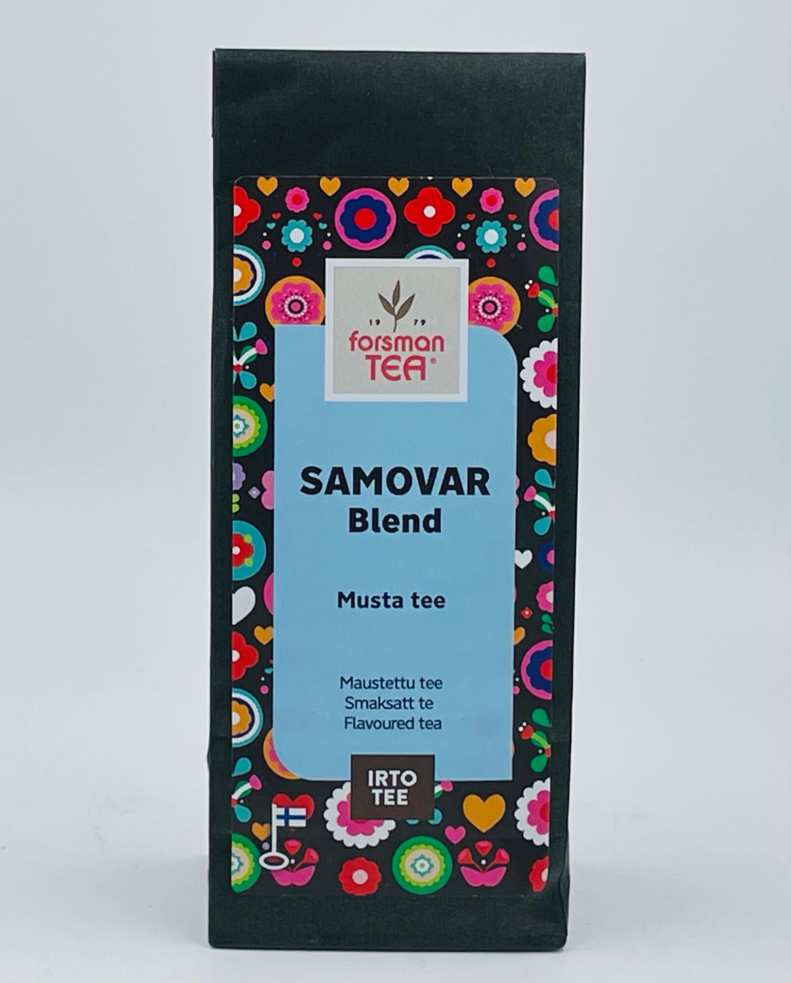 Чай черный FORSMAN TEA Samovar Blend с фруктовыми добавками 60 г (из Финляндии)