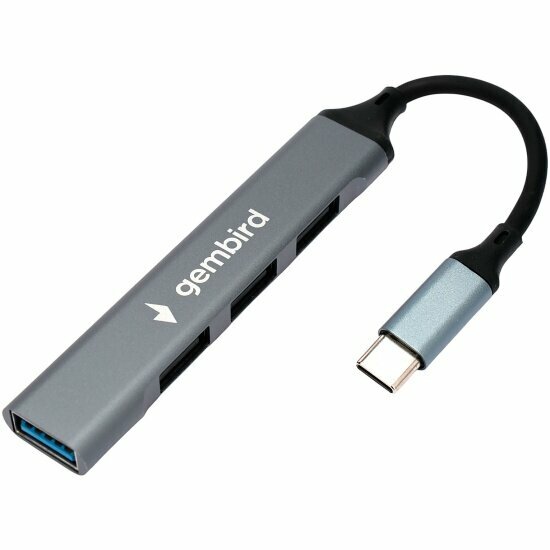 Разветвитель USB3.0/2.0 Gembird UHB-C202, USB3.0, 3xUSB2.0