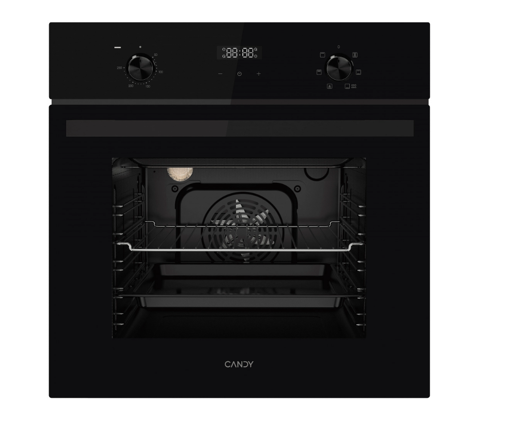 Встраиваемый духовой шкаф CANDY Mini COXP06NBB, объем 62л, цвет черный
