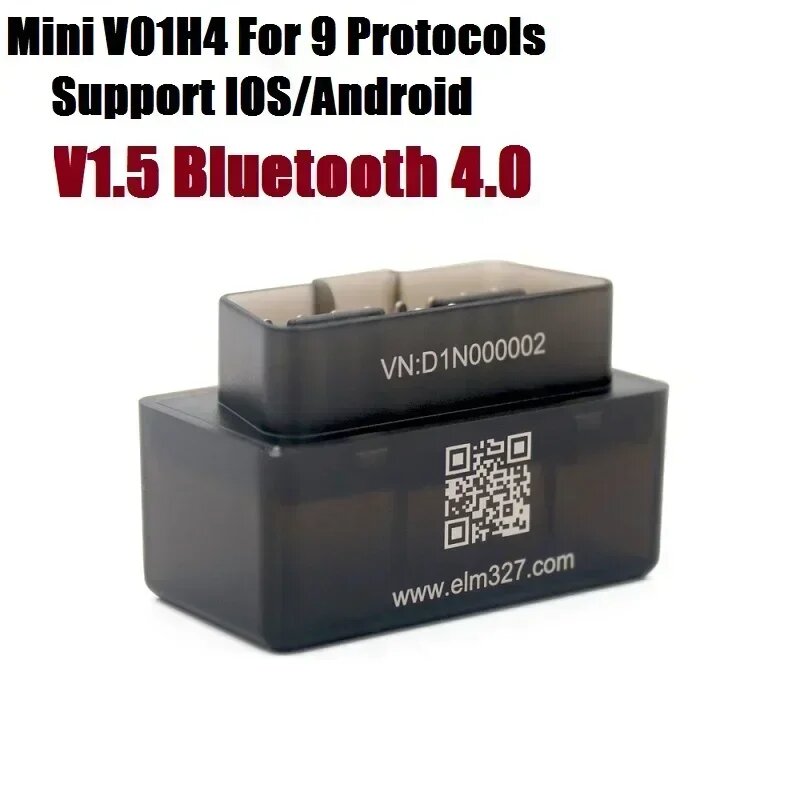 Автомобильный мини-сканер PL Ship V1.5, ELM327 Bluetooth OBD2 сканер ELM 327 OBD адаптер для IOS/Android/Windows, ELM 327 OBD2 Bluetooth V01H4