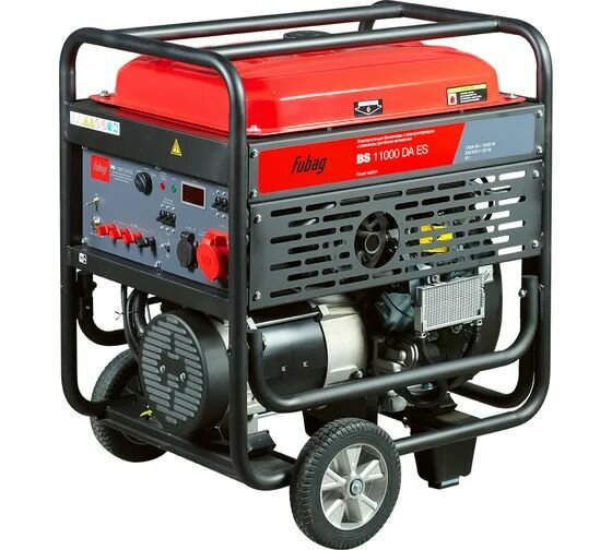Электростанция бензиновая с электростартером и коннектором автоматики BS 11000 DA ES FUBAG
