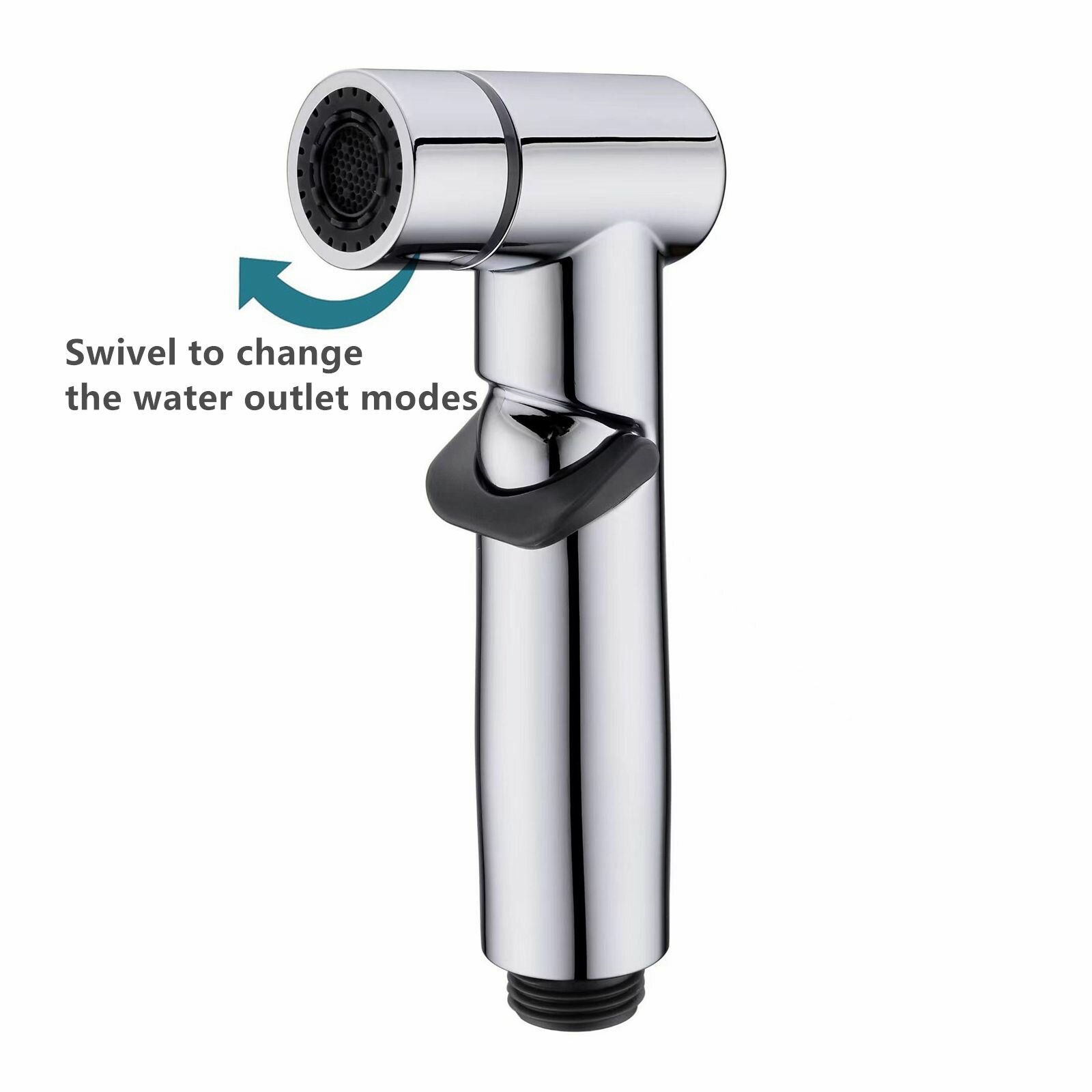 2 Функции Пистолет-распылитель для биде с гальваническим пластиковым покрытием, Хром