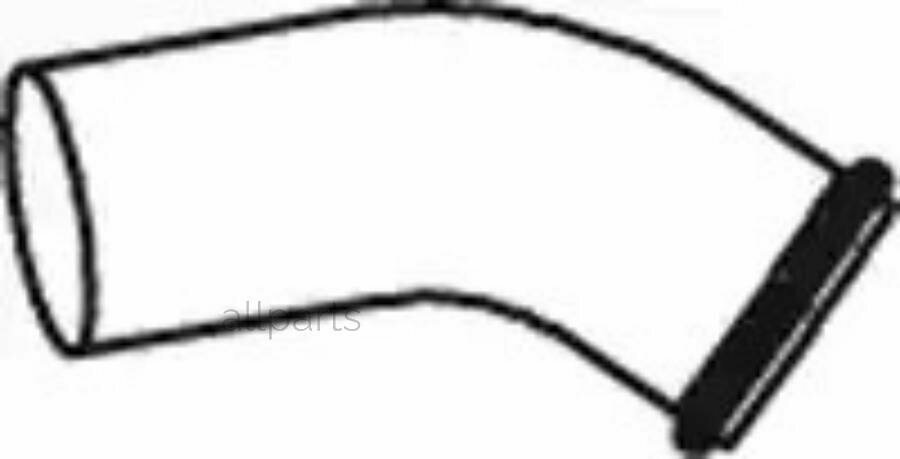 DINEX 82143 труба глушителя !\ Volvo FH 12, FH 16, FM 9, FH, FM