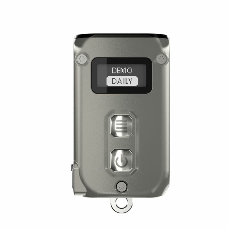 NITECOR TINI2 TI Двухъядерный интеллектуальный брелок лампа 500 люмен Type-C Аккумуляторный edc компактный фонарик**