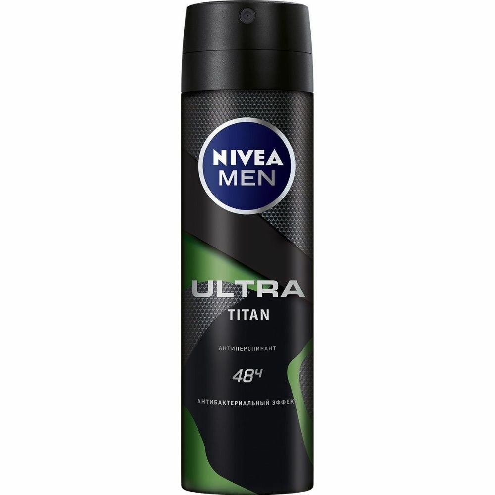Дезодорант-спрей Nivea "Ultra Titan", мужской, 150 мл