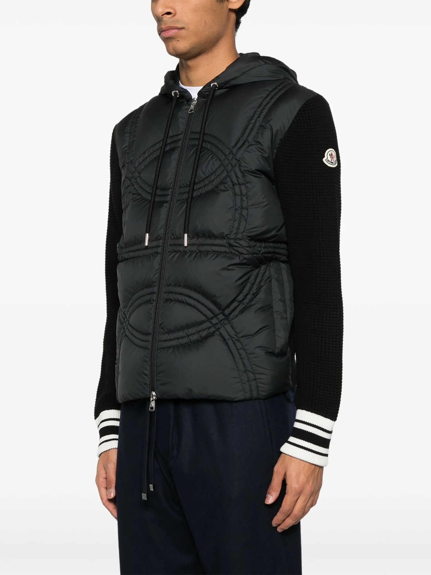 Куртка Moncler, размер 52, black/black — фото 1