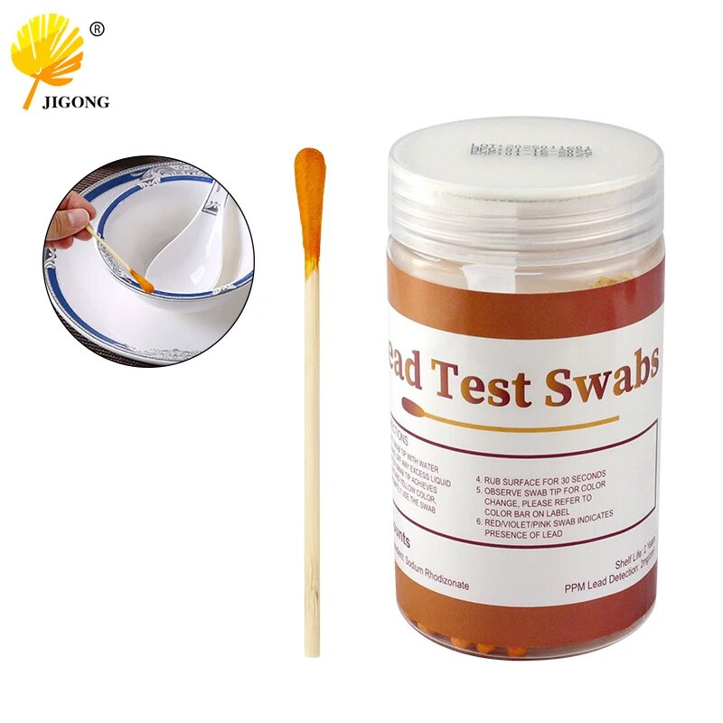 Поверхностная краска для тестирования свинца, косметика, тампон для обнаружения содержания свинца, лабораторный способ тестирования бытового свинца