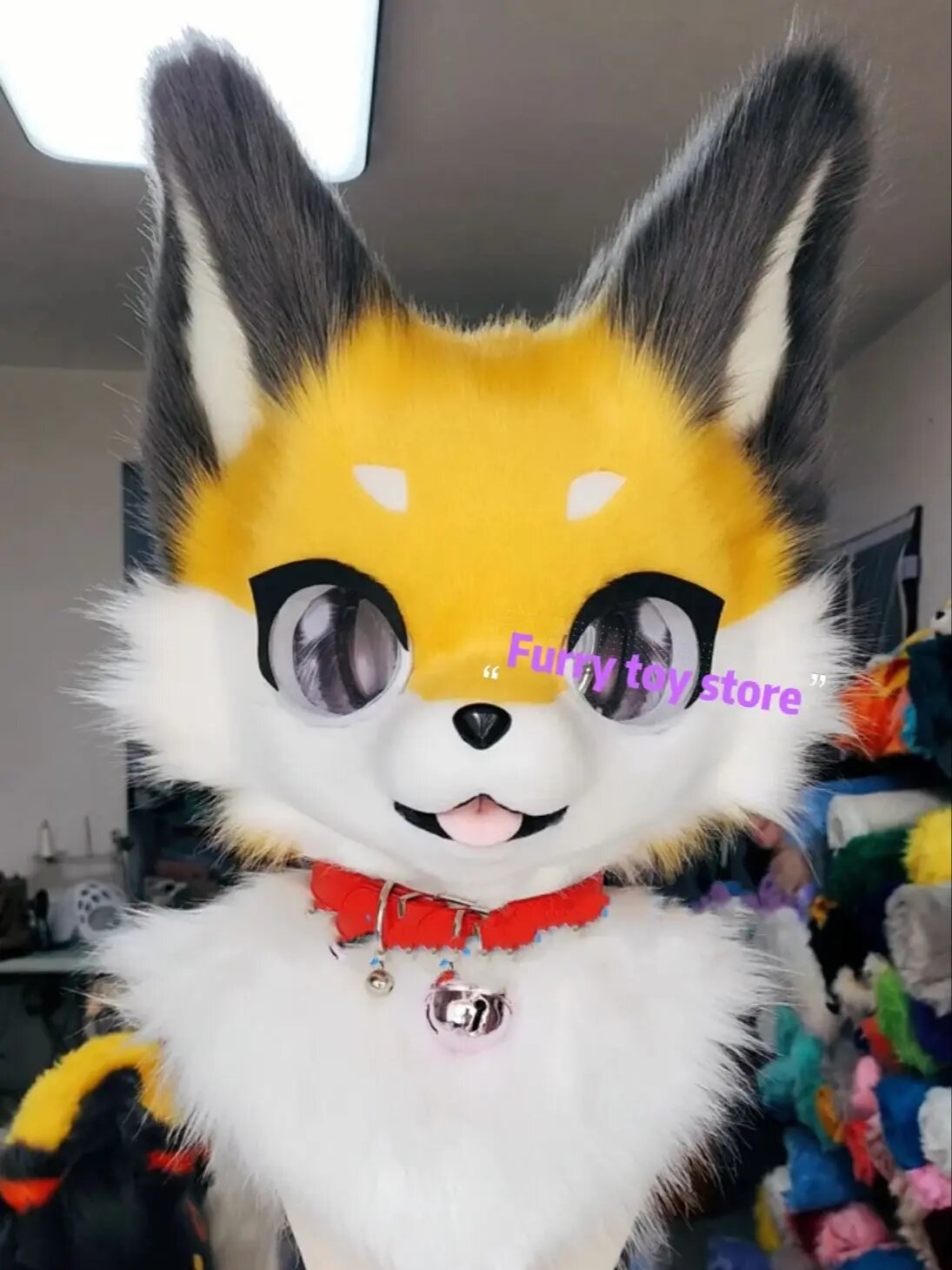 Костюм волка из полиэстера Kig Золотой