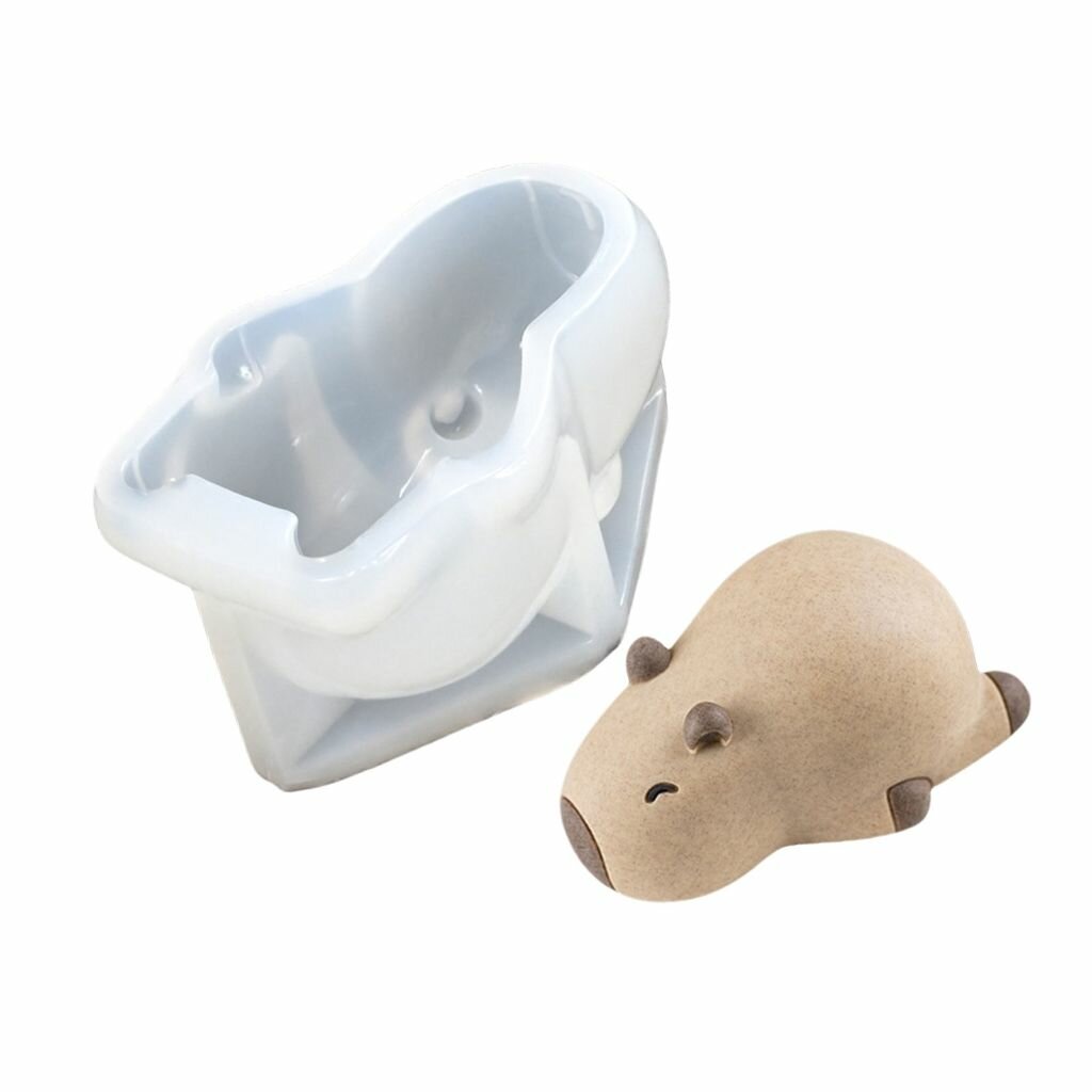 Инструменты для выпечки, Силиконовая форма для молочного желе - мини капибара