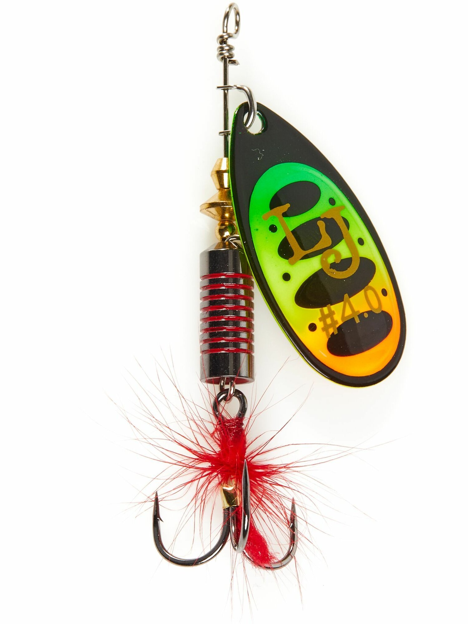 Блесна вращающаяся LUCKY JOHN BONNIE BLADE 4, расцветка 008, вес 10,3 г, размер #4 / Блесна для рыбалки на щуку, окуня