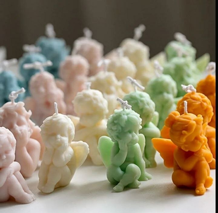 Свечи Ангелочки набор 3 штуки