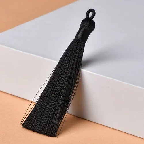 Браслет с кисточками, кулон, аксессуар «сделай сам» Черный, 10