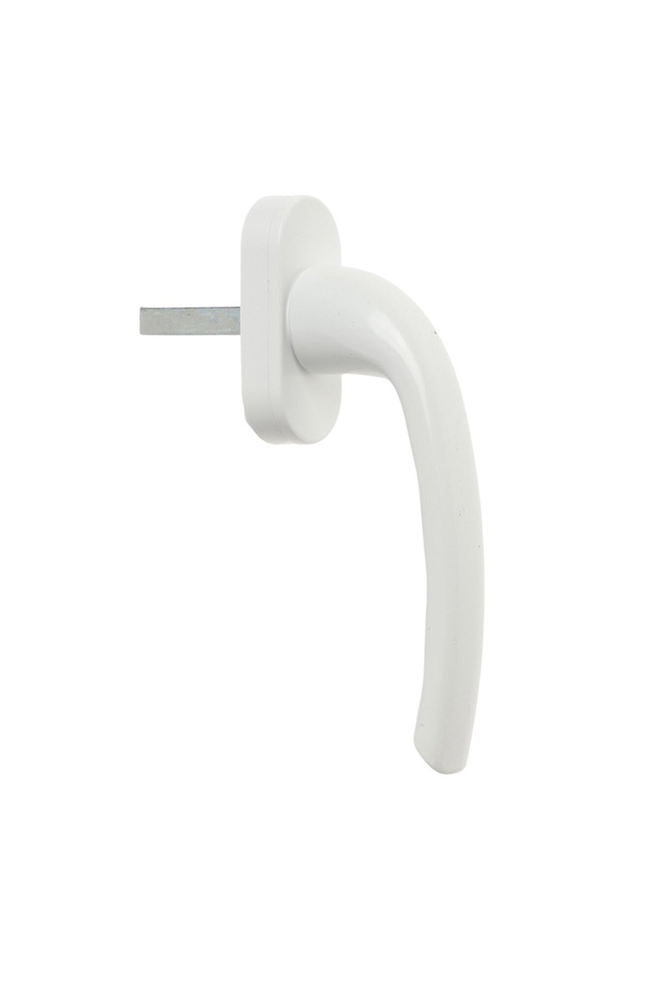 Оконная ручка АС РемОкно "Комфорт", односторонняя, съёмная, белая, металл