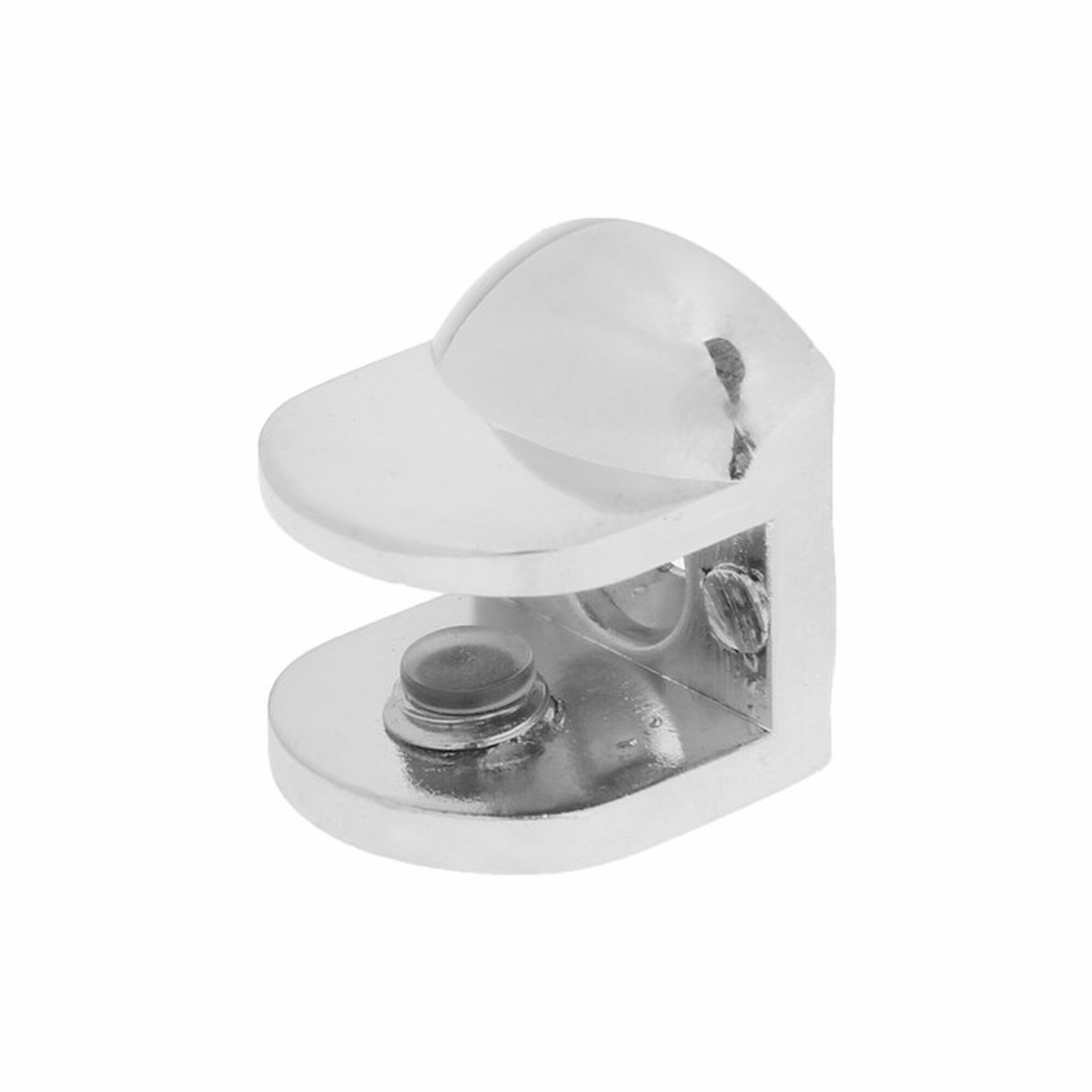 Полкодержатель CAPPIO P015, металлический, цвет хром, 10 мм, 4 шт
