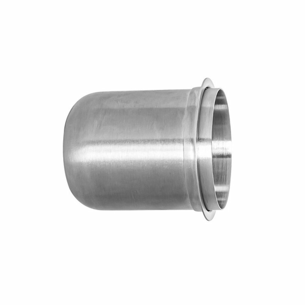 Дозатор порошка для кофейной машины диаметром 58 мм с ручкой кофе- серебристый