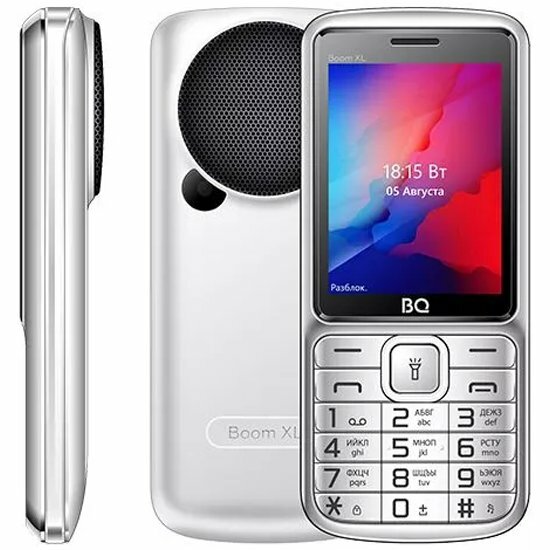 Мобильный телефон BQ 2810 BOOM XL Серебристый