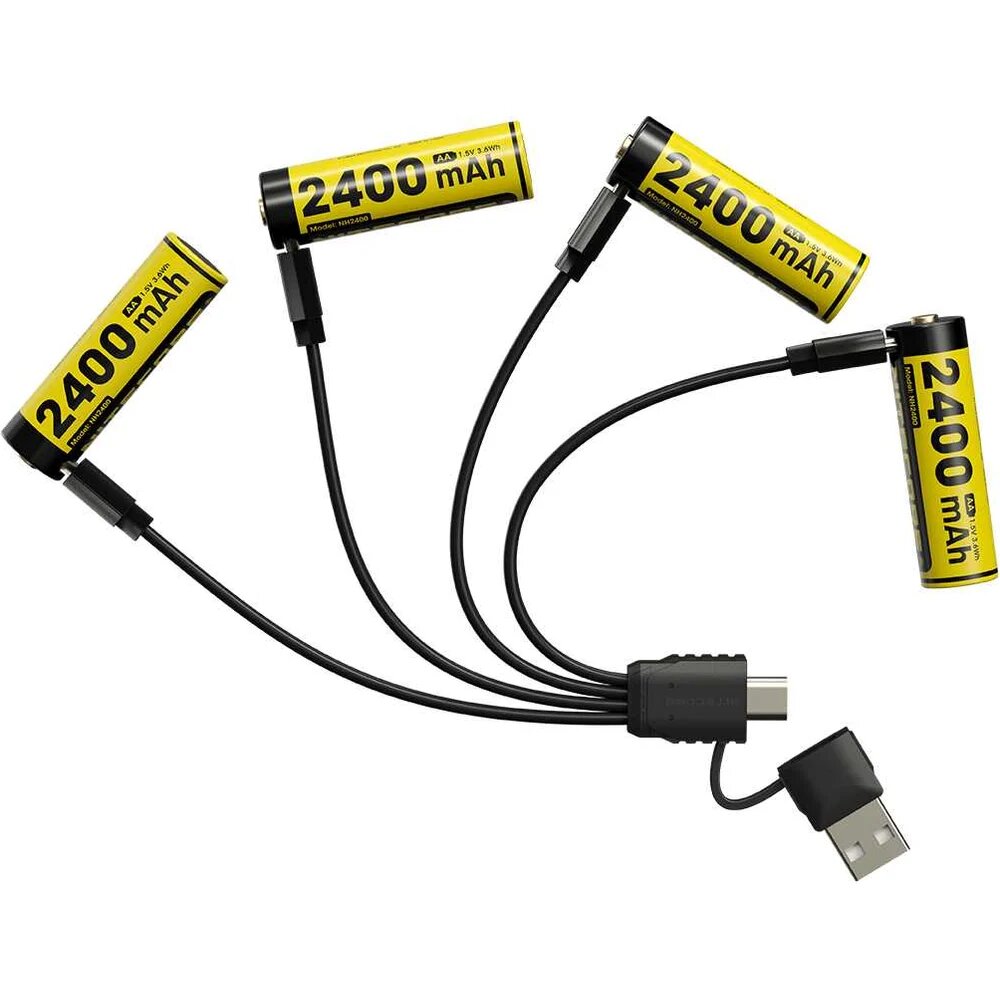 NITECORE Аккумулятор NH2400 1.5В, 2400 мАч, 4 шт. 2511