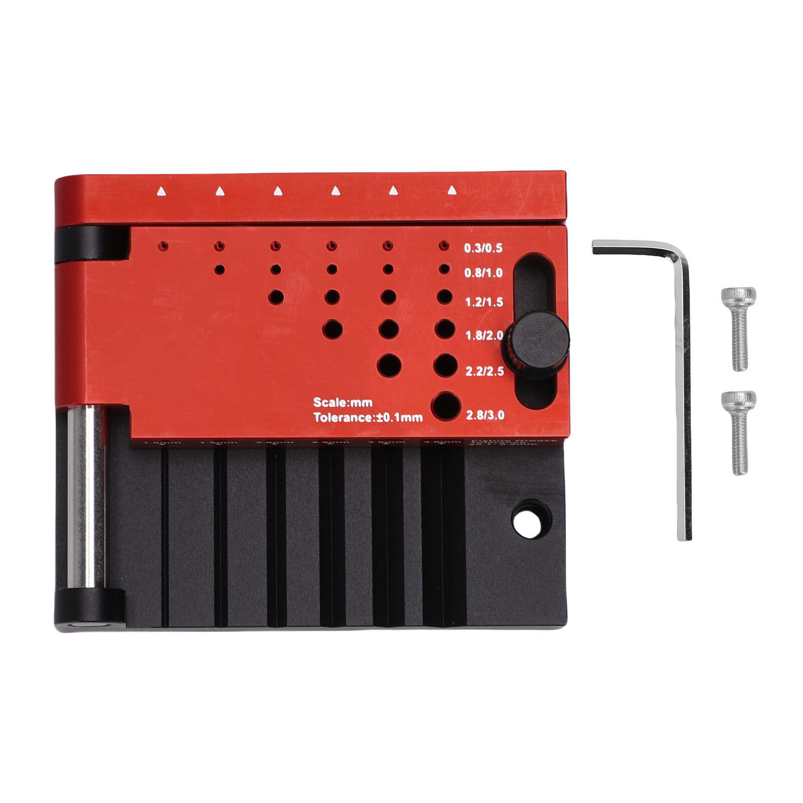 Локатор центрального сверла с круглым стержнем, позиционер скважины, горизонтальный направляющий пуансон, приспособление для изготовления моделей, изделий из дерева