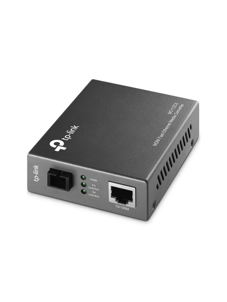 Медиаконвертер MC112CS темно-серый