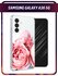 Чехол на Samsung Galaxy A36 5G / Самсунг A36 5G с принтом "Пионы на белом"