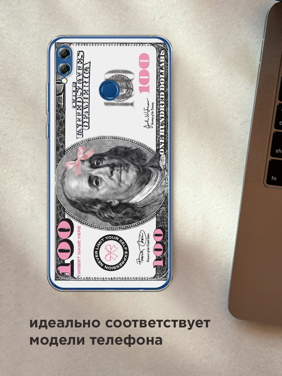 Силиконовый чехол на Honor 8X / Хонор 8Х с принтом "Милый доллар" — фото 1