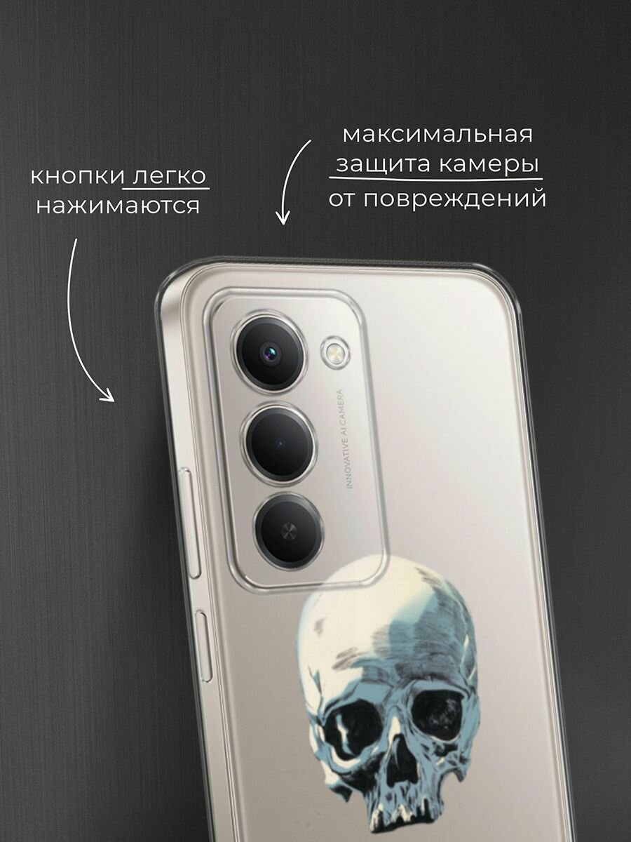 Чехол на Xiaomi Redmi 15 / Сяоми Редми 15 с принтом "Гусар", прозрачный — фото 1
