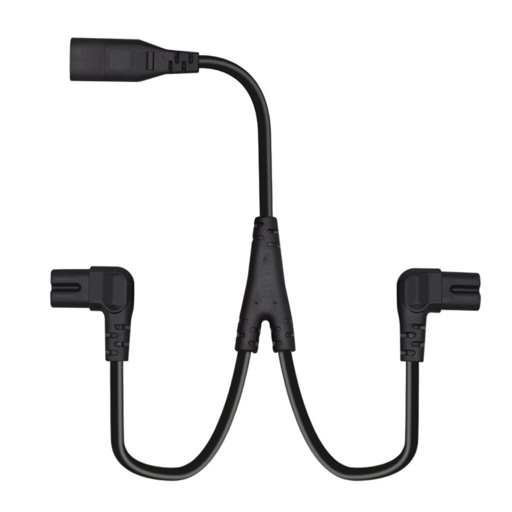 Кабель питания IEC320 C8 с 2-контактными штекерными и 2xC7-штекерными Y-образными разъемами