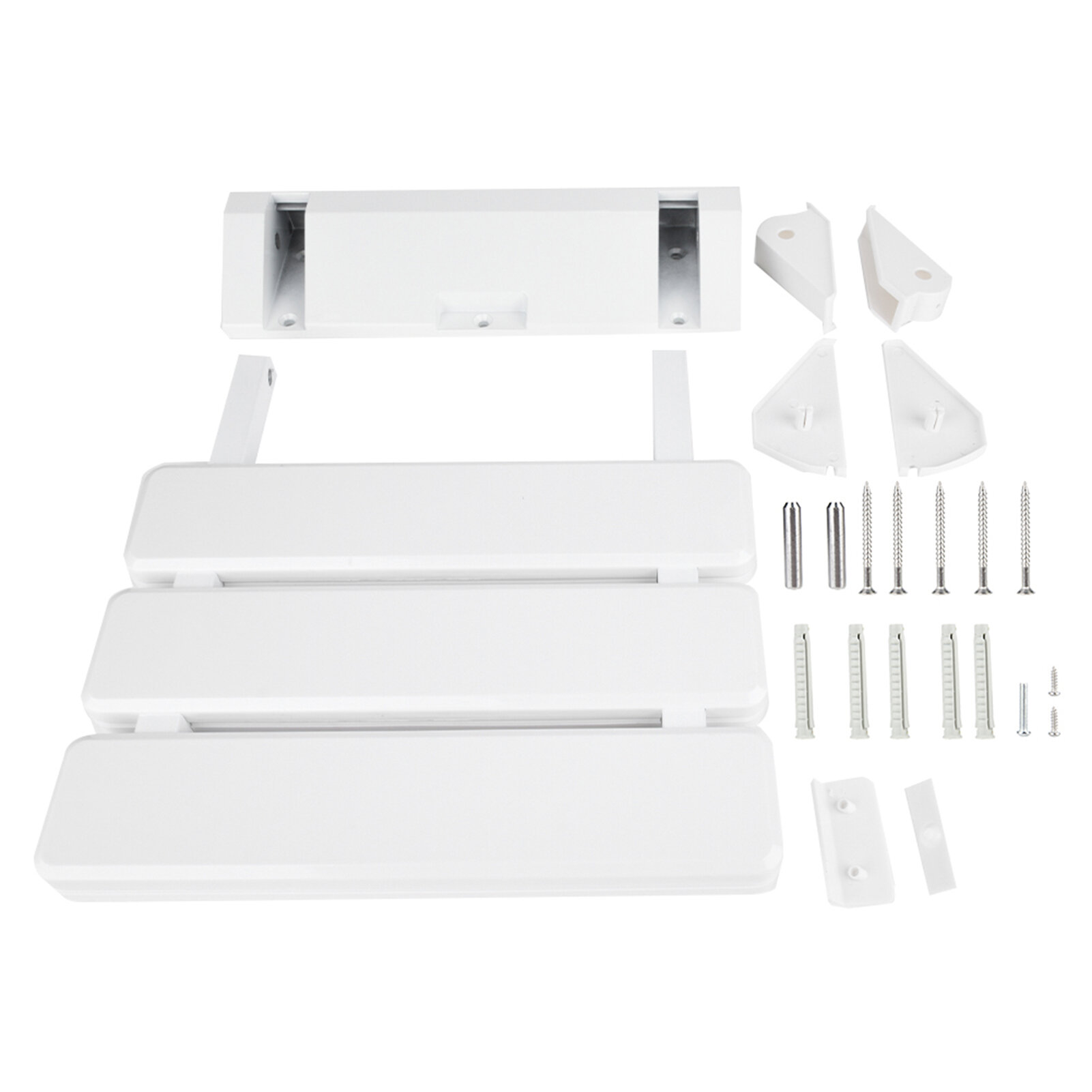 Настенный настенный лист сиденье для душа складной скамейки для ванной комнаты для дома сауна Используйте белый