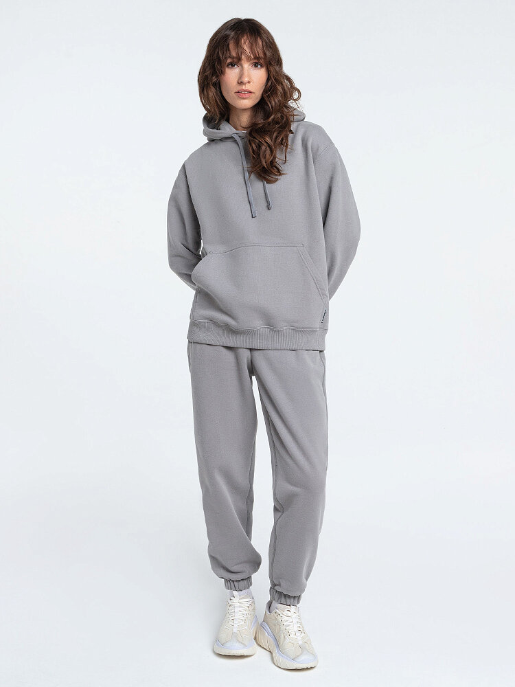 Брюки STREETBEAT Pant Basic Fleece, размер M, серый меланж — фото 1