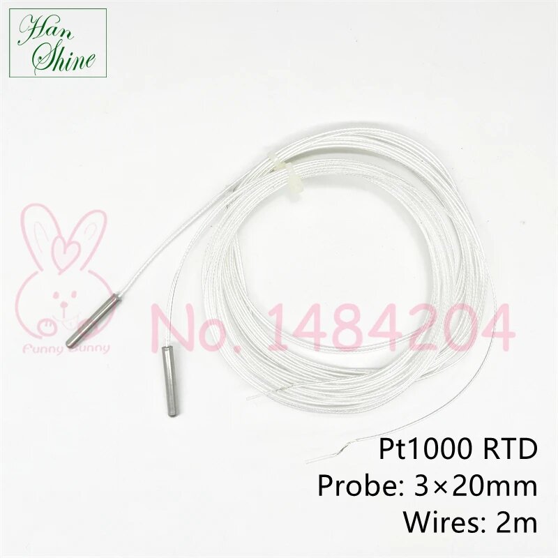 Датчики температуры Han Shine PT1000 2 шт. Pt1000 3-20-2000mm