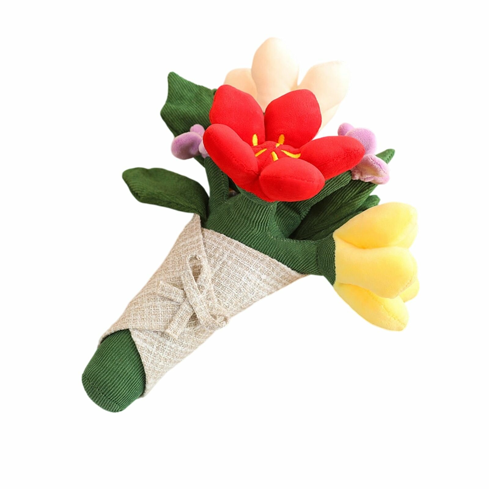 Милый плюшевый цветочный букет мягкая игрушка для украшения детской и гостиной